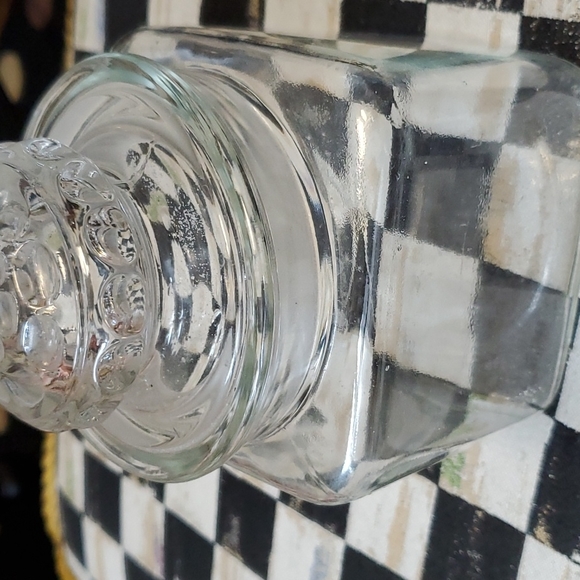 None | Storage & Organization | Vintage Square Glass Apothecary Jar ...